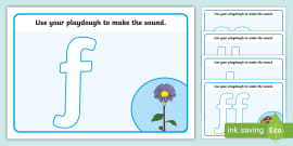 Initial l Sound Playdough Mats (teacher made)