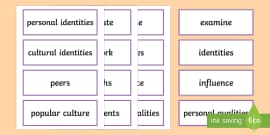 My Identity Worksheet - Inclusion - Australia (teacher made)