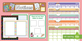 Notice Board Display Banner,noticeboard (Teacher-Made)