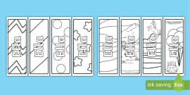 FREE! - Alwin Name Simple Colouring Bookmarks (teacher made)