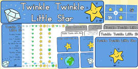 Nursery Rhymes Twinkle Twinkle Little Star Resource Pack