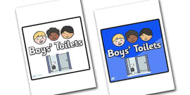 FREE! - 👉 Toilet Instruction Signs (teacher made)