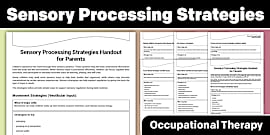 Sensory Integration Systems Overview Handout for Occupational Therapy