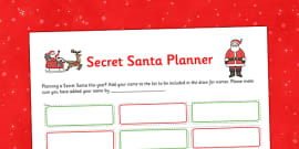 Secret Santa Set-Up Pack (teacher made) - Twinkl