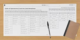 Crack the Code Worksheet / Worksheet
