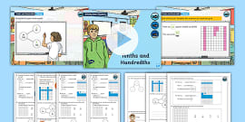 Hundredths Teaching PowerPoint (teacher made)