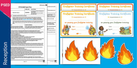 Firefighter Training Certificates (teacher made) - Twinkl