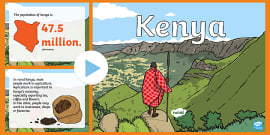 Kenya KS2 - Kenya Fact Cards - Geography Resources - Twinkl