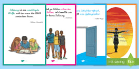 Motivierende Poster Materialienbündel - Twinkl