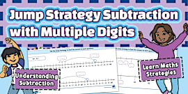 Jump Strategy for Subtraction and Addition | Twinkl - Twinkl