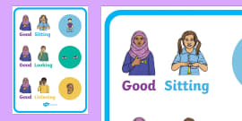 British Sign Language (BSL) Numbers Signs and Labels