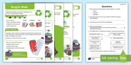 KS1 What Is Sustainability? Differentiated Reading Activity