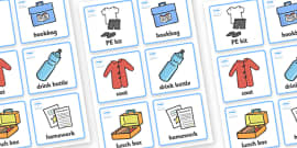 Visual Timetable (Getting Ready For School - Girls)