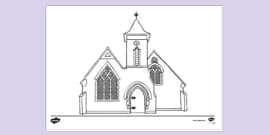 FREE! - Shrine Background Colouring | Colouring Sheet