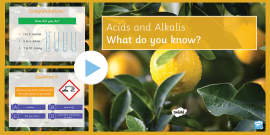 pH Scale Quiz PowerPoint - Acid & Alkali - Chemistry Resouces