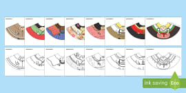Traditional Clothing From Around the World Colouring Sheet | Twinkl ...