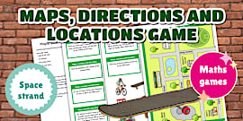 ESL Maps and Directions with Locations Lesson [Kids, A1-A2]