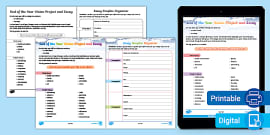 Fifth Grade Essay Writing Template (Teacher-Made) - Twinkl