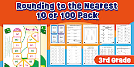 Fourth Grade Rounding to the Nearest 10, 100, or 1,000