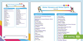 Winter Olympics Sport Report (Teacher-Made) - Twinkl