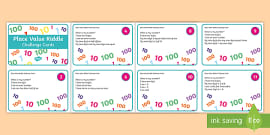 Maths Place Value Challenge Cards | Twinkl (teacher made)
