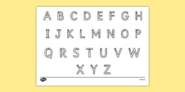 Letter Formation Handwriting Alphabet - Upper Case and Lower Case