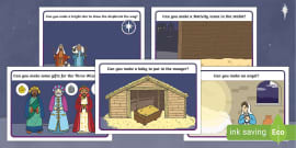 Nativity Role Play Masks (teacher made) - Twinkl