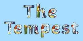 The Tempest Text Script Reading Comprehension Activity | KS2