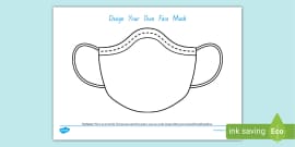 Face Mask Template | Teaching Resource | Twinkl USA - Twinkl