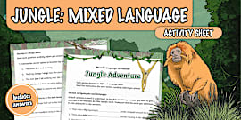 IP English – Homophones in the Jungle – Activity Sheet
