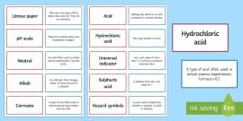 Acids and Alkalis Year 7 Card Sort | KS3 Chemistry | Beyond