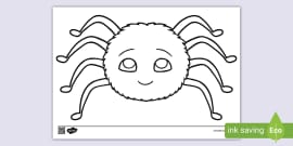 FREE! - Spider Colouring Sheet | Colouring Pages - Twinkl
