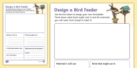 Design a Bird Box Worksheet (teacher made) - Twinkl