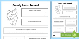 County Laois Crest Colouring Pages (Hecho por educadores)