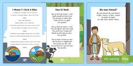 (Yellow Bird) Aderyn Melyn Lyrics - Welsh Song - Twinkl