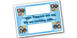 FREE! - 👉 Editable Puzzle Area Table Sign (teacher made)