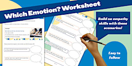 KS2 Emotions Chart Activity