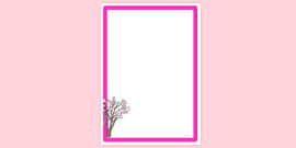 FREE! - Simple Blank Rainforest Tree Page Border - Twinkl