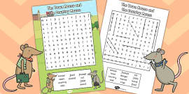 Second Grade The Town Mouse and the Country Mouse Reading Comprehension