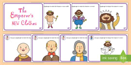 The Emperors New Clothes Story Sequencing Cards - story books