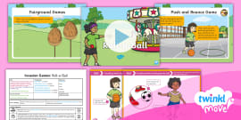 FREE! - 👉 Year 1 PE Games Planning | Invasion Games | Twinkl Move KS1