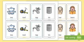 Pictures that start with P | P Picture Cards (teacher made)