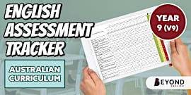 Australian Curriculum Yr 10 (v9) English Assessment Tracker