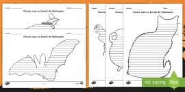 Halloween - Cadre de scris (teacher made)