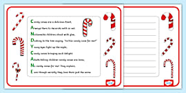 Elves Acrostic Poem Template and Example