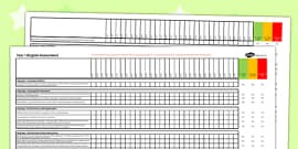 Australian Curriculum Year 2 English Assessment Tracker