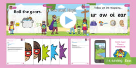 'ur, ow, oi, ear' Phonics Lesson Pack - Level 3 Week 6 Lesson 5