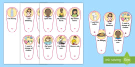 FREE! - Communication Fans for Self-Assessment - Twinkl