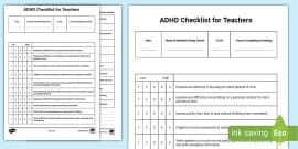 SEN and Dyslexia Checklist for Teachers - SEN Checklist