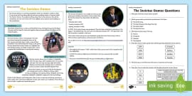 The Invictus Games Differentiated Reading Comprehension Activity